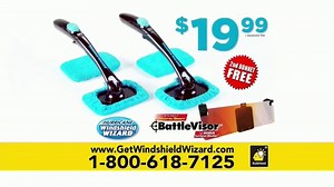 Hurricane Windshield Wizard TV Spot, 'Bonus: BattleVisor'