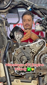 Royalenfield Himalayan 411 Engine Fitting ✅ #sandipthulungwakhamrai #followersシ゚ #reelsfypシ #Himalayan411 #royalenfield #mechanic #foryouシ | Sandip Thulung Wakham Rai