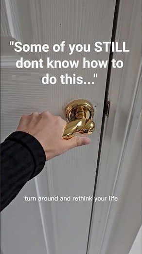 How to Open A Door - Step-by-Step (No Experience Needed) #tutorial