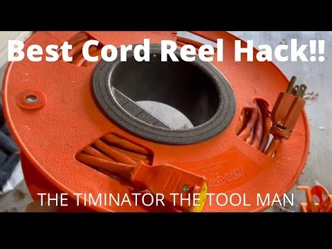 BEST EXTENSION CORD REEL HACK- #extensioncordhack