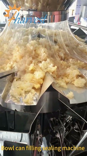 Automatic Bowl Can filling machine , Vacuum Can Seaming Machine ,Weigher Vacuum Seamer Machine