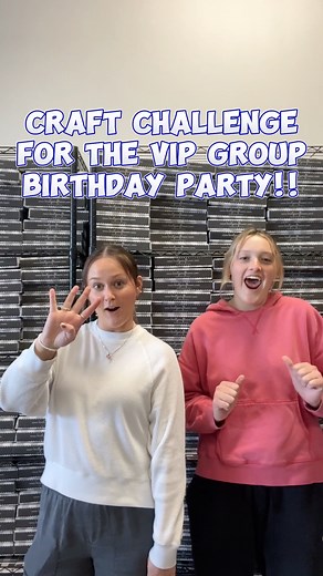 5.5K views · 110 reactions | Our VIP birthday party is going to include a craft challenge for Tim and me! We put Taylor and Deanna up to the task of shopping for mystery items. What do you think they got? Join the VIP group to get invited to the birthday party - https://kristyscraftroom.com/vip-craft-kit-group/?utm_source=social&utm_medium=reel&utm_campaign=viplaunch | Kristy's Craft Room | Facebook