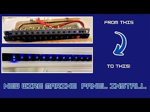New Wire Marine Panel Install