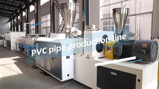Fully Automatic Plastic Twin Screw Extruder 16mm-630mm Diameter PVC/UPVC/CPVC Pipe Extrusion Making Machine