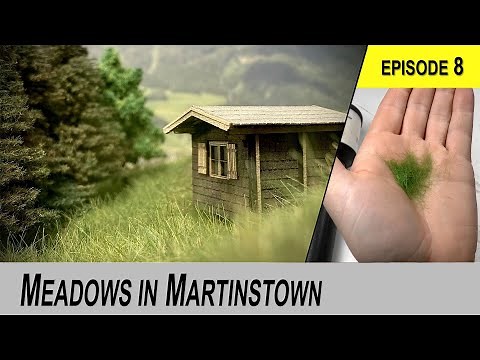 Adding Grass and Bushes - Building a Beginners Model Railroad from ground up
