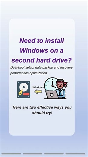 How to Install Windows on a Second Hard Drive for Dual Booting