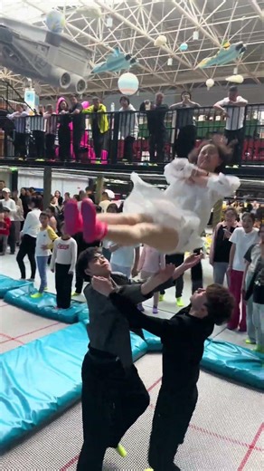 Weightless Feeling Experience Trampoline Fun Why Not Jump Like Kids