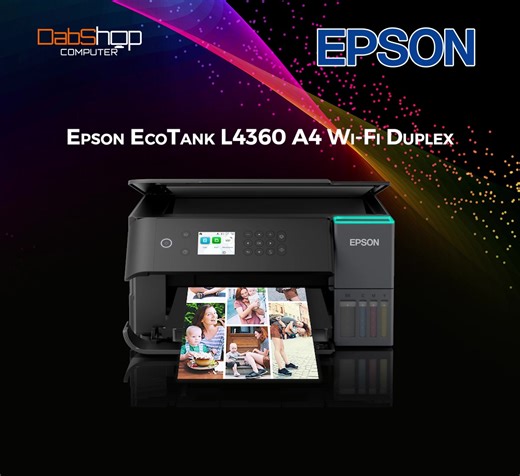 INCOMING 🎉🎉🎉 Epson EcoTank L4360 A4 Wi-Fi Duplex All-in-One Ink Tank Printer Experience powerful performance in a compact design. PM our OFFICIAL FACEBOOK PAGE for MORE DETAILS. Credits to: Music track: Digital Soul by HiLau Source: https://freetouse.com/music | DabShop Computer