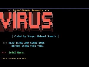 How to install GenVirus on Kali Linux 💻 Virtual machine
