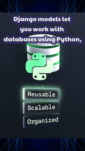 DJANGO MODELS INTRODUCTION #django #python #databases #webdevelopment #programming #backend