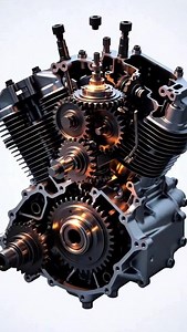 How a Motorcycle Gearbox Works #Motorcycle #gearbox #mechaniclife #automobile #mechanicalwork | The Mechanic