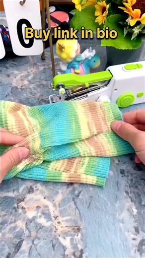 FIX ANYTHING! Mini Handheld Sewing Machine Review 🧵