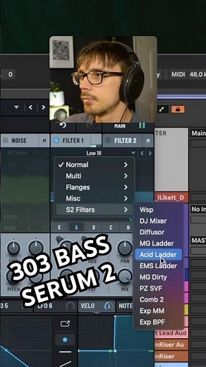 Acid Techno Bass Tutorial in Serum 2 ☢️ #acidtechno