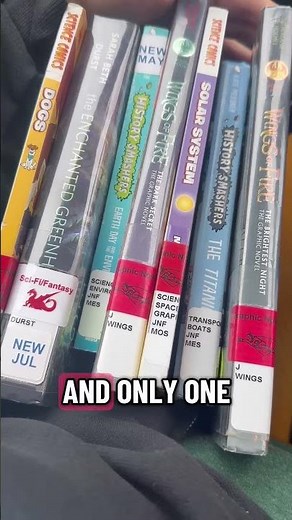 Kiddo’s library haul + my one book. Proud of my 8 year old for reading. #booktube #libraryhaul