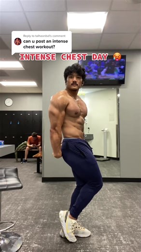 Intense Chest Day Build size strength Full Program 🔗 in bio. My program shows you step-by-step. #chestworkout #chestday #upperbodyworkout #mensfitness #fitnesstips