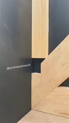 End Relief Creates a Seamless Inside Corner #woodwork #shorts #shortvideo #art