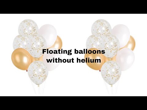 How To Make Floating Balloons Without Helium #diy