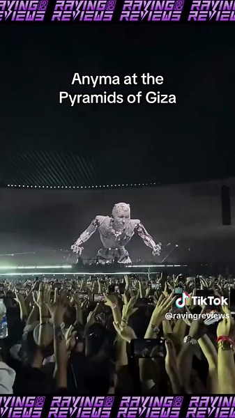 Anyma’s Quantum Genesys show at the Pyramid of Giza looks every bit as good as we imagined it would👁️ 🎥: IG/Technopeak #ravingreviews