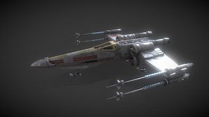 X- Wing - Download Free 3D model by Cristianolop