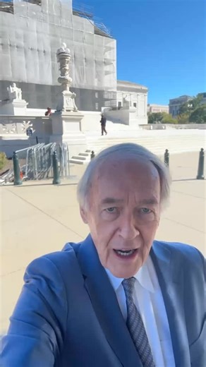 I’m outside the Supreme Court, where SCOTUS is once again threatening the Voting Rights Act—one of our most vital civil rights protections. We can’t let extremists turn back the clock. Congress must pass the John R. Lewis Voting Rights Advancement Act and protect every vote. | Senator Edward J. Markey