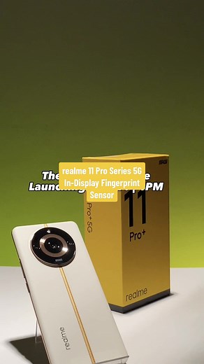 Realme 11 Pro Series 5G: In-Display Fingerprint Sensor