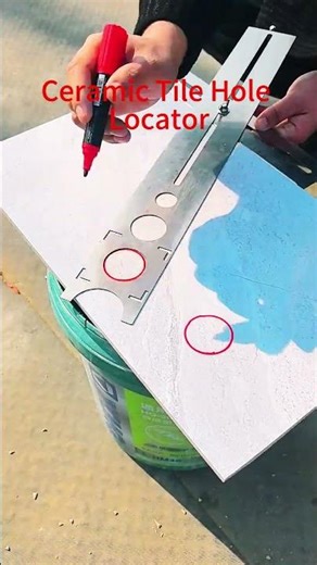 Hardware tool accessories Ceramic Tile Hole Locator