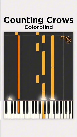 Colorblind (Counting Crows) - Piano tutorial