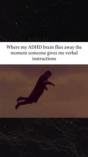 ADHD brain and verbal instruction: