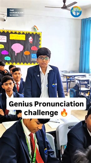 The Gurukulam School | Genius Pronunciation challenge 🔥 || #Physicswallah #gurukulam #ashortaday #shorts #new | Instagram