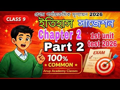 Class 9 history suggestion first unit test 2026 | Class 9 history question paper 2026