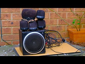 Logitech Z-640 5.1 Speaker System Destruction & Blow Outs