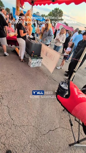 Lincoln Land Kettle Corn on Instagram: "that was busy 🥴 #kettlecorn #pov #popcorn #popcornnate #lincolnlandkettlecorn"