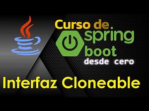 JAVA SPRING BOOT COURSE FROM SCRATCH | CLONEABLE INTERFACE (video 24)