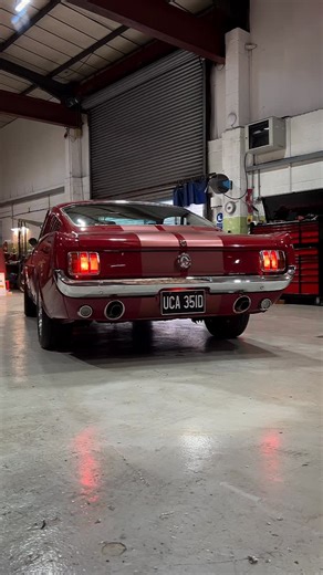 Hot Rod Technologies | Morning shuffle with our classic 1966 Ford Mustang Fastback restoration project 🖤😮‍💨 No trending audio, pure V8 bliss 🎧 | Instagram