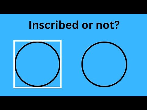 What is inscribed and circumscribed in geometry?