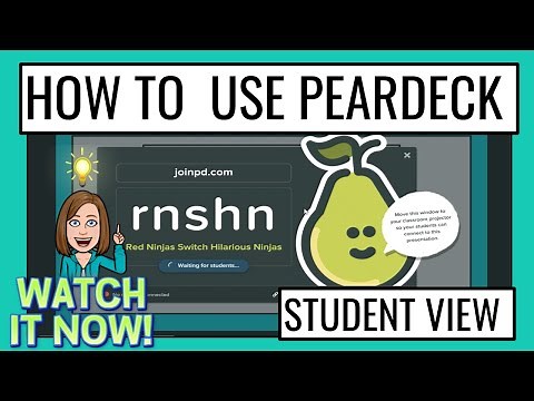 How to use Peardeck - Students View