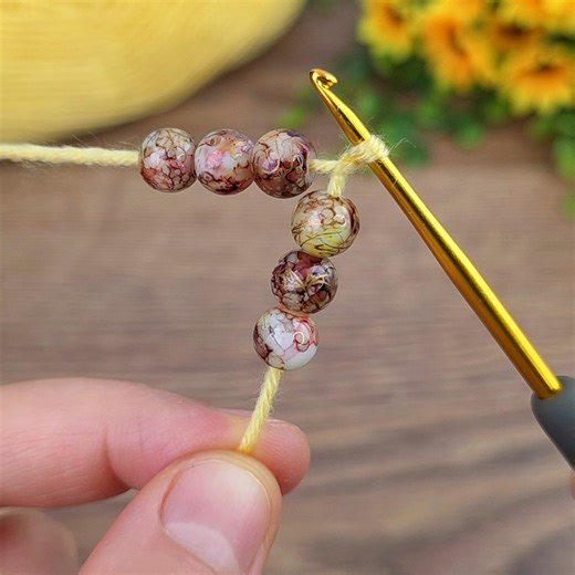 30K views · 113 reactions | Beaded Flower Puff with 6 Designs – Must-Try Crochet Idea!" #crochet #knitting -gözde | My Hobby | Facebook