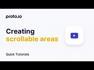 Creating scrollable areas - Proto.io Quick Tutorials