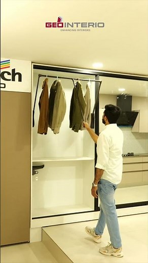 🧥 Revolutionary Garment Lift-Up for Hanging Clothes Easily | Smart Wardrobe Hack!