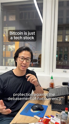 Bitcoin is just a tech stock