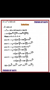 13K views · 162 reactions | De Movire's Theorem and it's Applications Today ( November 27) is the DEATH Anniversary of him. | Mathematics Learning | Facebook