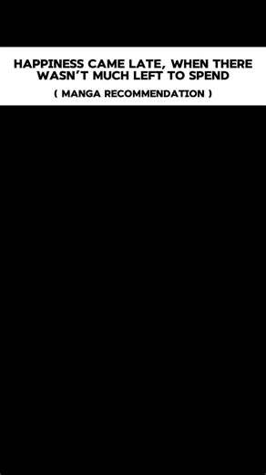 The fellow one on Instagram: "Three days of happiness 🕰️ Manga recommendation . Kusunoki's just a broke , aimless guy🥀 who’s given up on life. One day, he finds a place where you can literally sell the years of your life for money💸 . Turns out , his future isn’t worth much . So he trades almost all of it away leaving himself just three months to live🍃 . But when he meets the girl assigned to watch over his final days , he finally starts to understand what it means to live , right when it’s a
