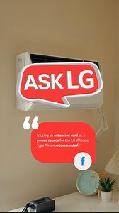 “Is using an extension cord as a power source for the LG Window Type Aircon recommended?” #LifesGood #LG #AskLG #LGAirCon #LGAirConditioner #airconditioner #aircon #GoodToKnow #frequentlyaskedquestions #FAQ #questions #howto #Information #helpful #help #tutorial #instructions #mustknow #FYP #ForYouPage #DIY #ForYou #HowTo #HomeImprovement #homefixes #DIYtutorial #DIYHome #quickfix #easyfix #fypph #fypphilippines #howtodo #easyimprovement | LG Global