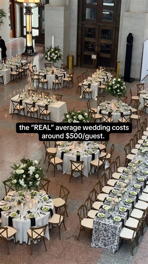 When you add up venue, catering, bar, rentals, florals, and staffing, that number is very normal. That doesn’t mean your wedding has to cost this much, but it does mean your guest count and budget need to align before you book anything. •Set your max budget first. •Pull out 10 percent as a buffer. •Then build the wedding to fit the number, not the aesthetic. Clarity early saves stress later.
