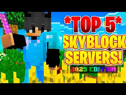 TOP 5 SKYBLOCK SERVERS! *2026 EDITION* | 1.8- 1.20+ | New Minecraft Skyblock Servers