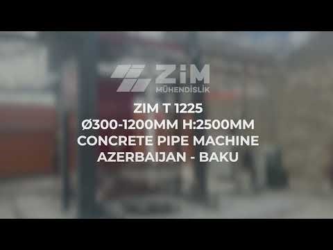 ZIM T 1225 - CONCRETE PIPE MACHINE