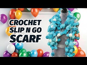 Beginners Pomp-A-Doodle Boa Crochet Scarf