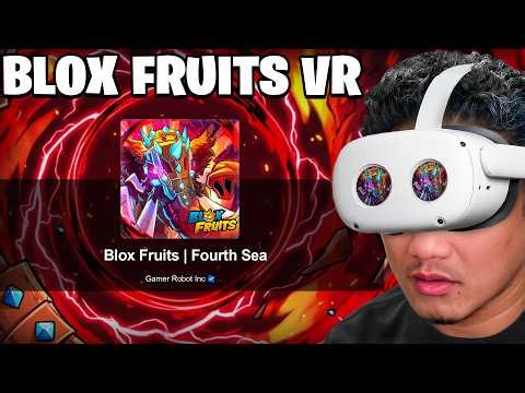 I Played BLOX FRUITS On VR For 24 Hours!!