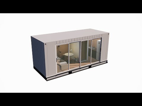 Container house design tutorial sketchup 2x6 (speedup)