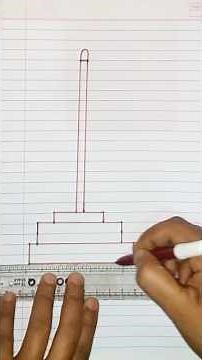 "How to Draw a Simple Flag | Step by Step Drawing"